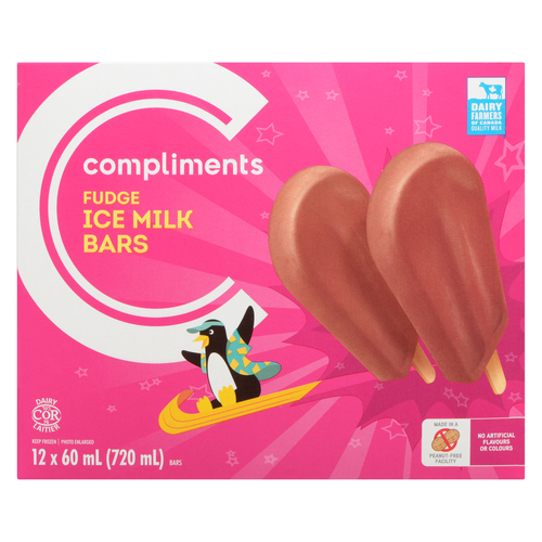 Fudge Ice Milk Bars 12 x 60 ml | Compliments.ca
