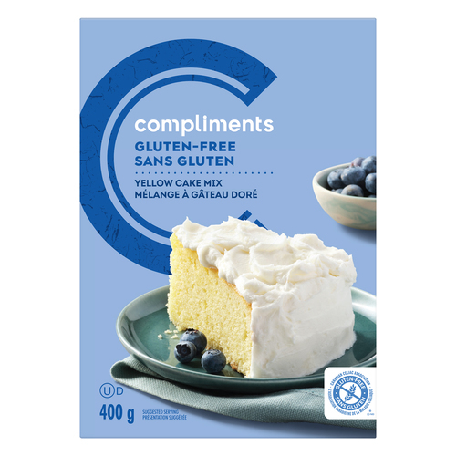 Gluten-Free Baking Mix Yellow Cake 400 g | Compliments.ca
