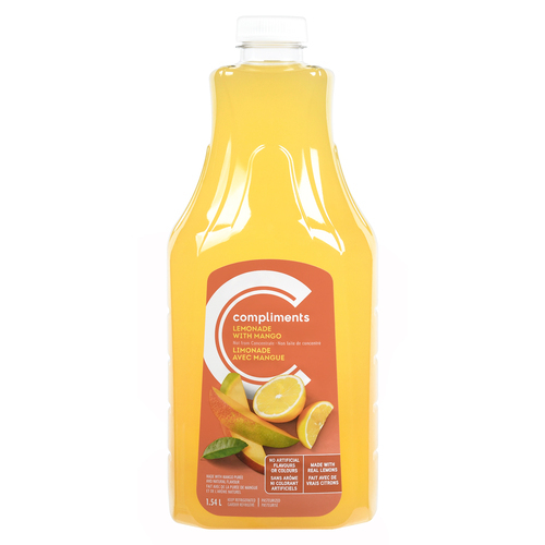 Lemonade Juice Mango 1.54 L | Compliments.ca