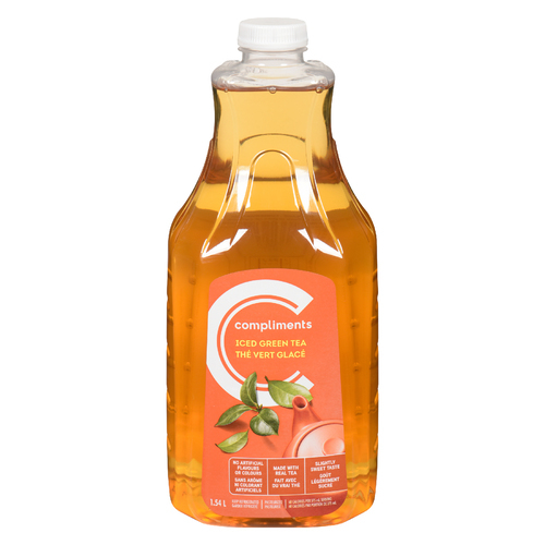 Low Sugar Iced Green Tea Refrigerated Juice 1.54 L | Compliments.ca