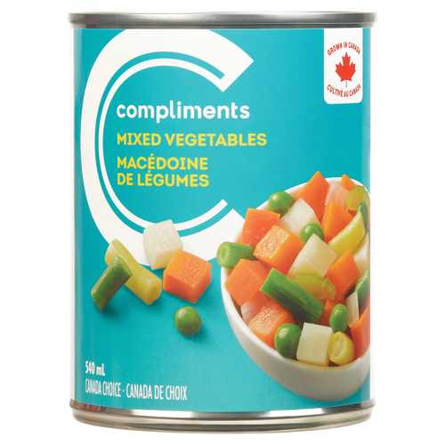 Mixed Vegetables 540 ml | Compliments.ca