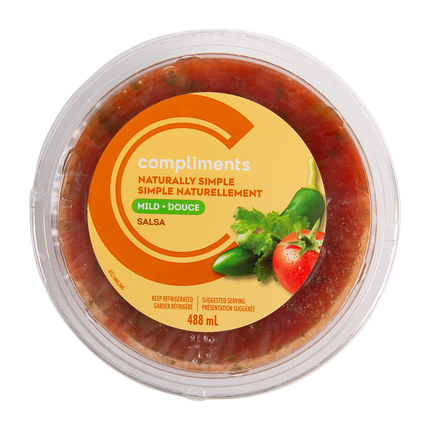 Naturally Simple Mild Salsa 448 ml | Compliments.ca