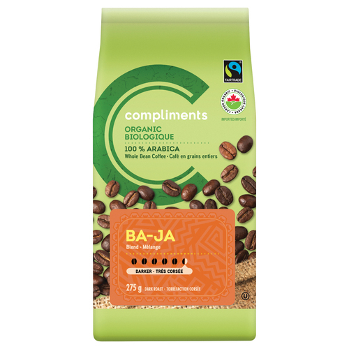 Organic Baja Coffee 275 g | Compliments.ca