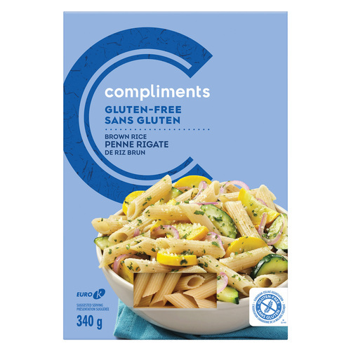 Pâtes alimentaires penne rigate de riz brun sans gluten 340 g ...