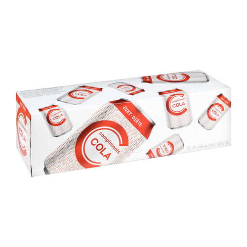 Soft Drink Diet Cola 12 x 355 ml | Compliments.ca