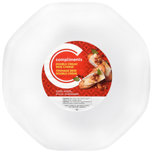 Brie Cheese Double Cream | Compliments.ca