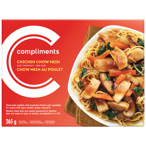 Frozen Entree Chicken Chow Mein 265 g | Compliments.ca