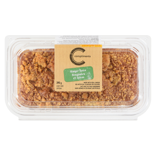 Ginger Spice Loaf Cake 390 g | Compliments.ca