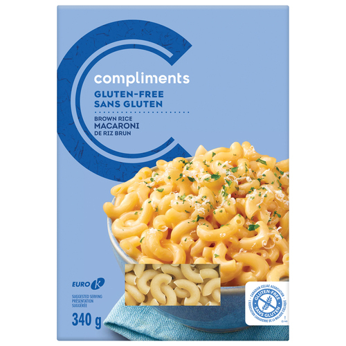 Gluten – Free Macaroni Brown Rice 340 g | Compliments.ca