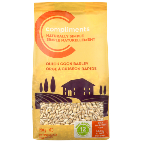 Naturally Simple Barley Quick Cook 250 g | Compliments.ca