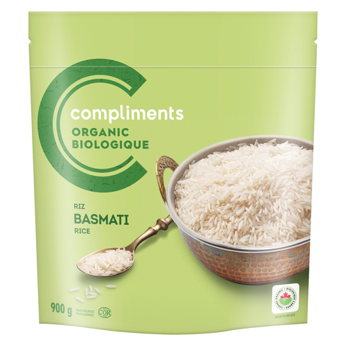 Organic Rice Basmati 900 g | Compliments.ca
