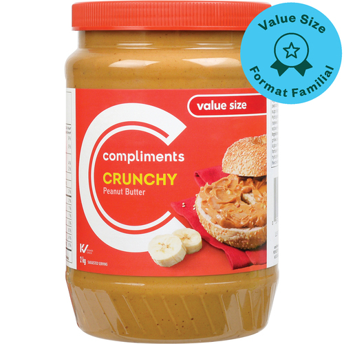 Peanut Butter Crunchy 2 kg | Compliments.ca