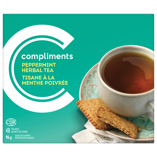 Peppermint Tea 48 EA | Compliments.ca