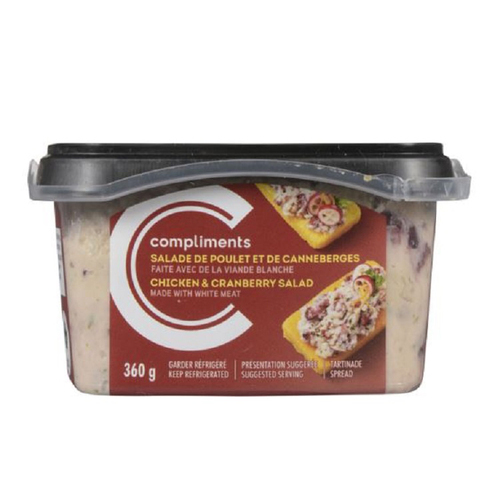 Salad Spread Chicken & Cranberry 360 g | Compliments.ca