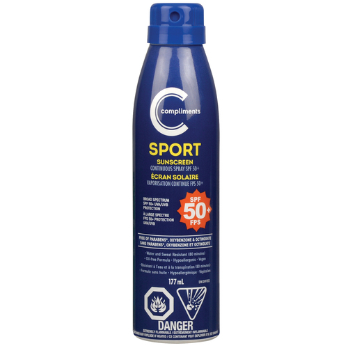 Sport SPF 50 Sunscreen 177 ml | Compliments.ca