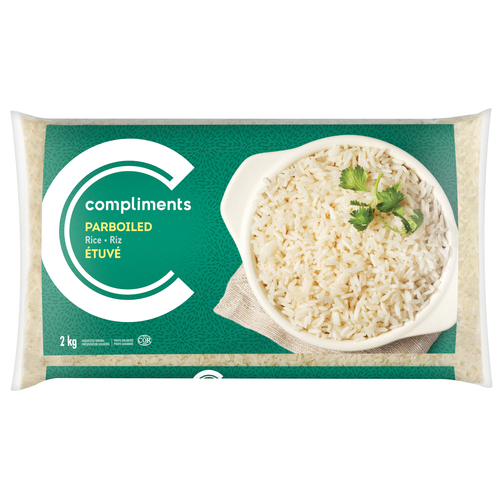 White Parboiled Rice 2 kg | Compliments.ca