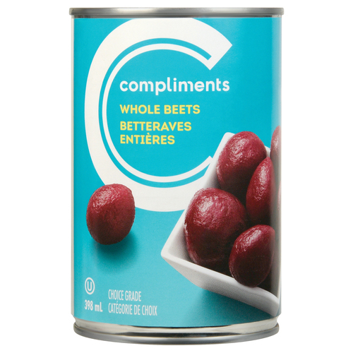 Whole Beets 398 ml | Compliments.ca