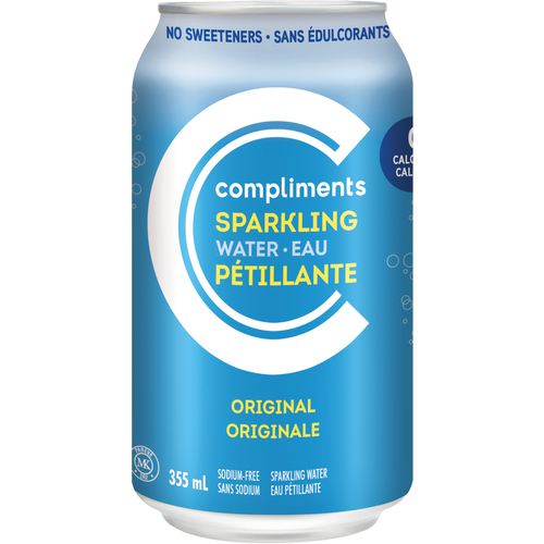 Eau pétillante originale 355 ml | Compliments.ca