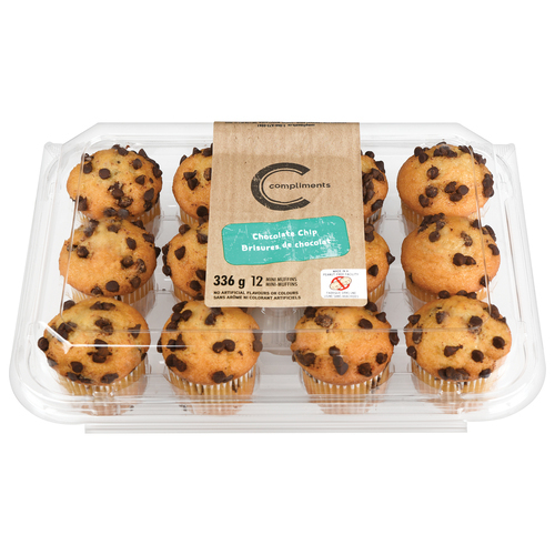 Mini Chocolate Chip Muffins | Compliments.ca