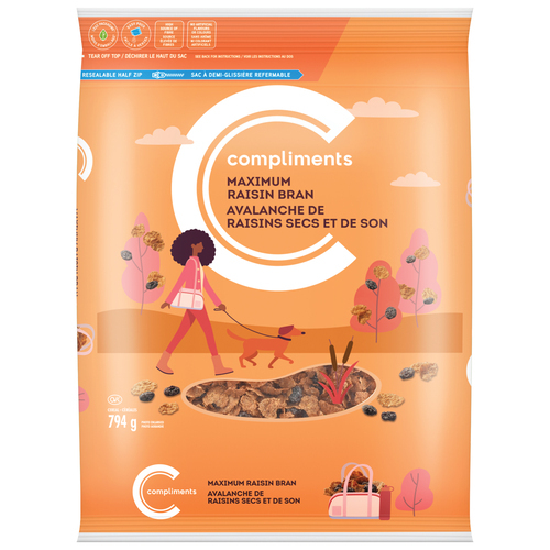 Cereal Maximum Raisin Bran 794 g | Compliments.ca