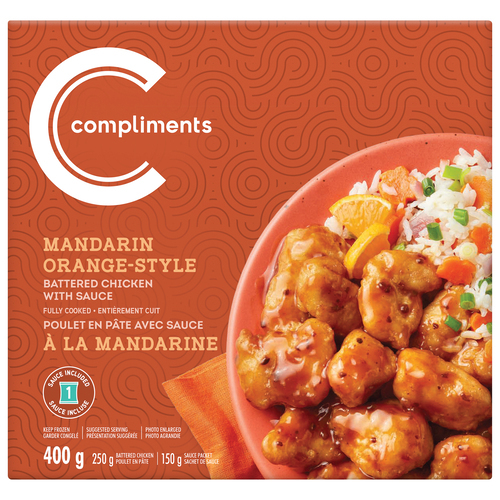 Chicken Mandarin Orange Style 400 g | Compliments.ca