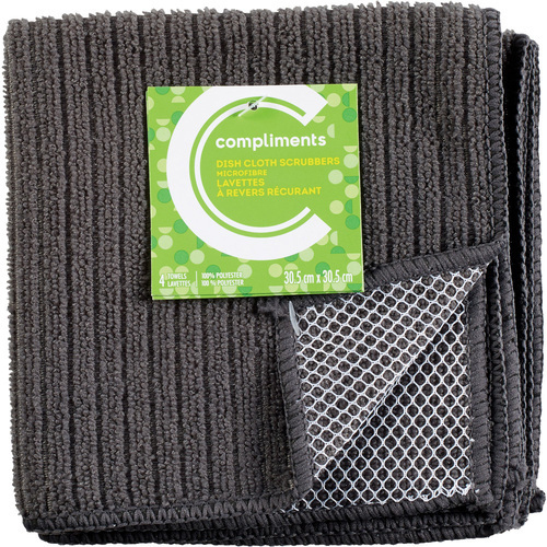 Dish Cloth Scrubbers 4 EA | Compliments.ca