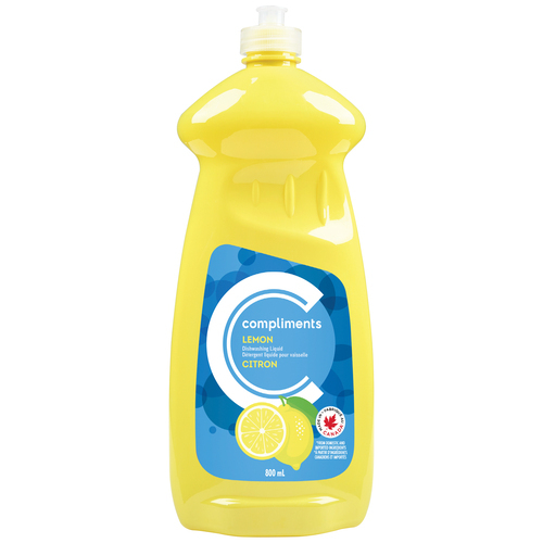 Dishwashing Liquid Lemon 800 ml | Compliments.ca