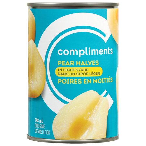 Pear Halves In Light Syrup 398 ml | Compliments.ca
