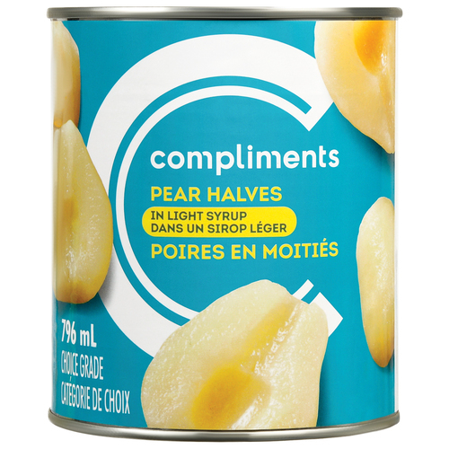 Pear Halves In Light Syrup 796 ml | Compliments.ca