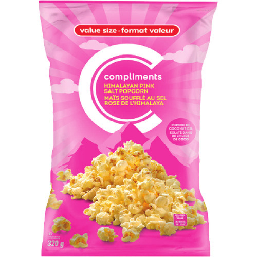 Popcorn Himalayan Pink Salt 320 g | Compliments.ca