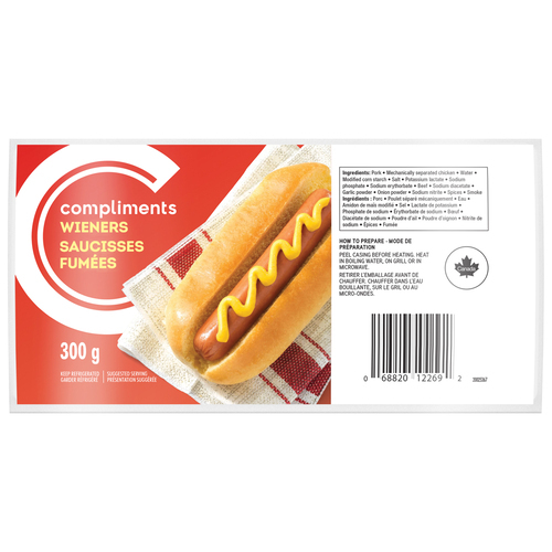 Wieners Regular 300 g | Compliments.ca